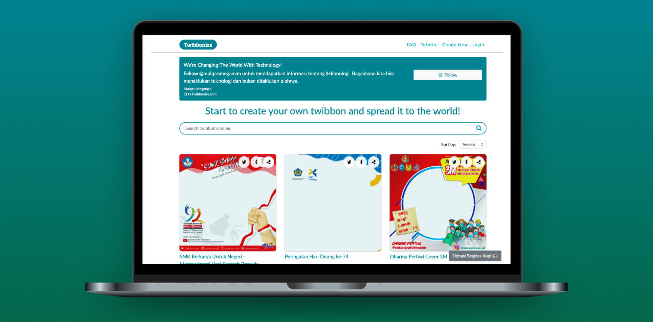 Twibbonize | The visual campaign platform